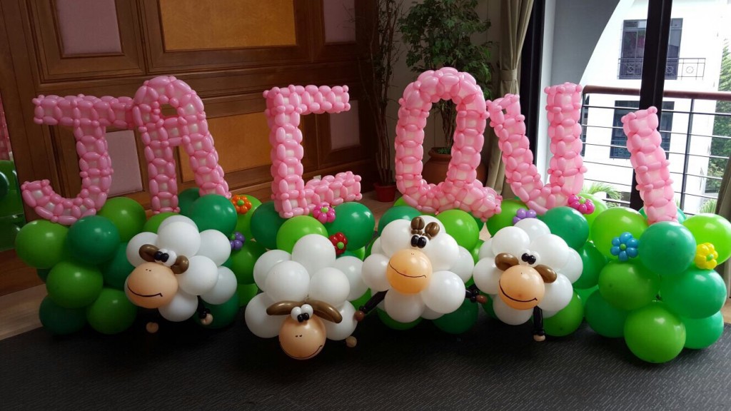 Balloon Name / Balloon Number DecorationsTHAT Balloons
