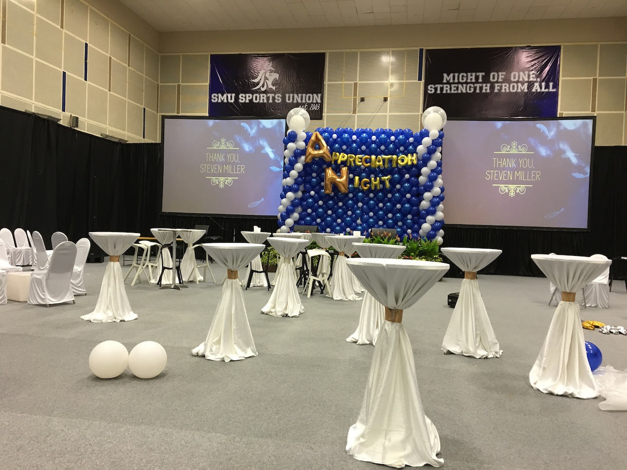 Stage Backdrop Balloon Decorations