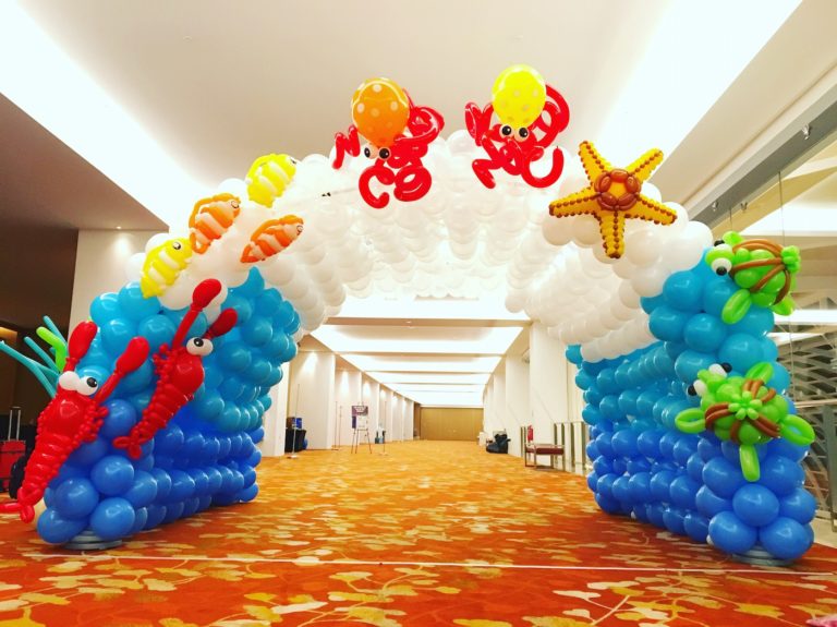 Underwater Ocean Theme Balloon Decoration | THAT BalloonsTHAT Balloons