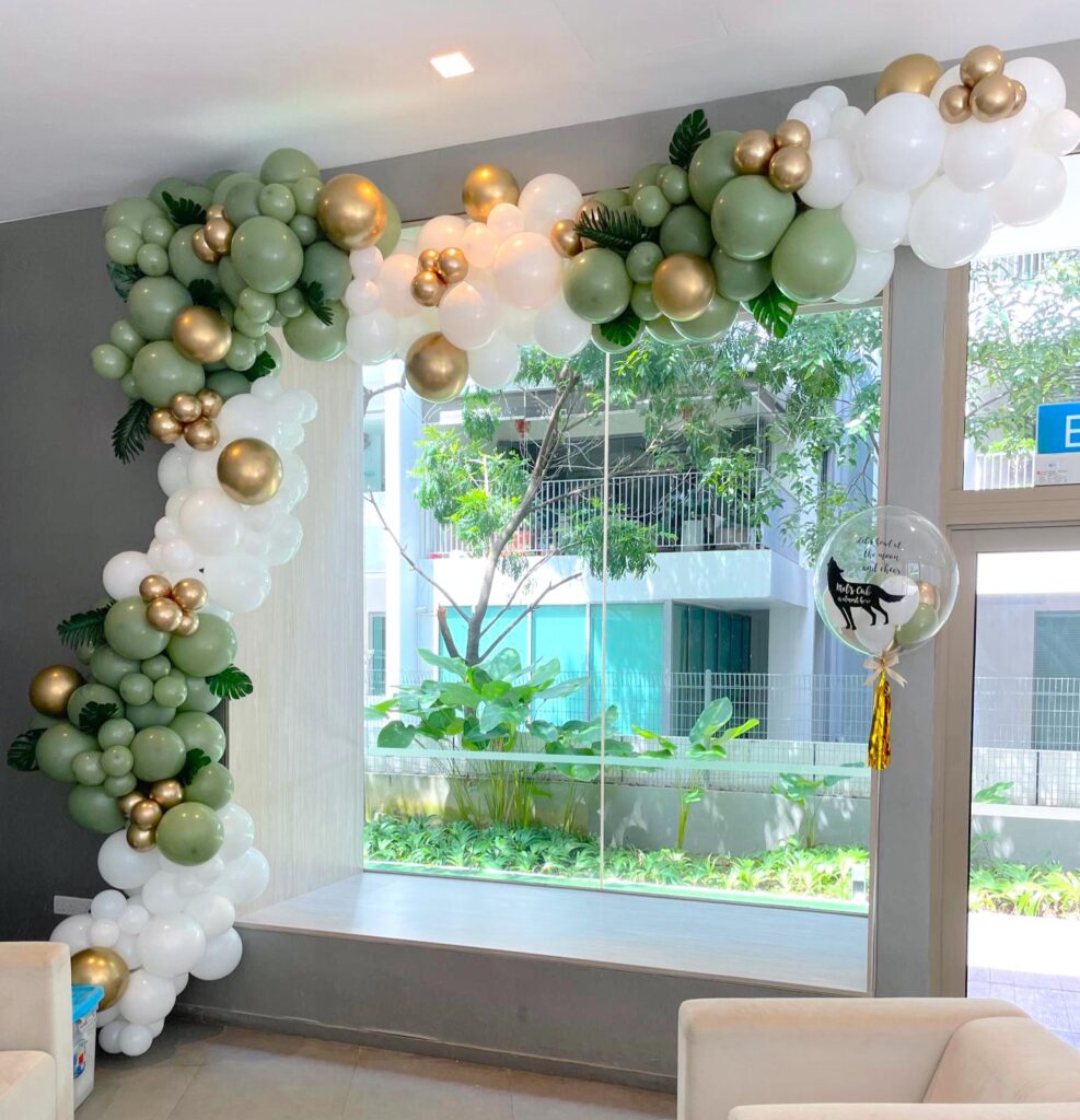 Organic Balloon Garland Decoration in Singapore | THAT BalloonsTHAT ...